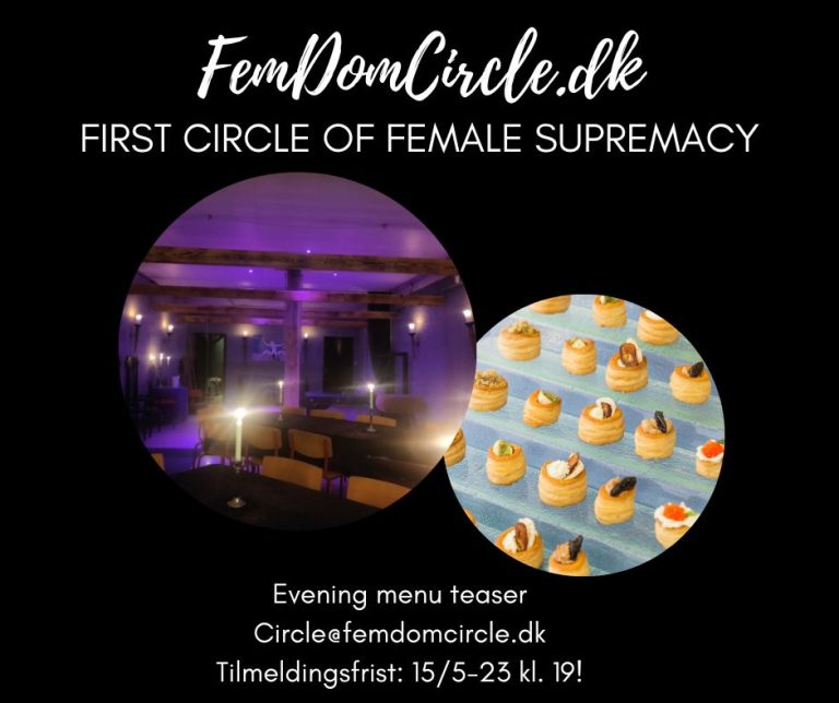 Menu revealed for First Circle of Female Supremacy - FemdomCircle